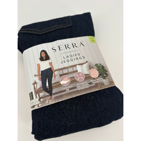 Serra | Jeans | Serra Ladies Jeggings Size Medium Dark Wash Comfort Fit ...